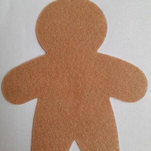 Die Cut Felt Gingerbread Men X 24 - Etsy