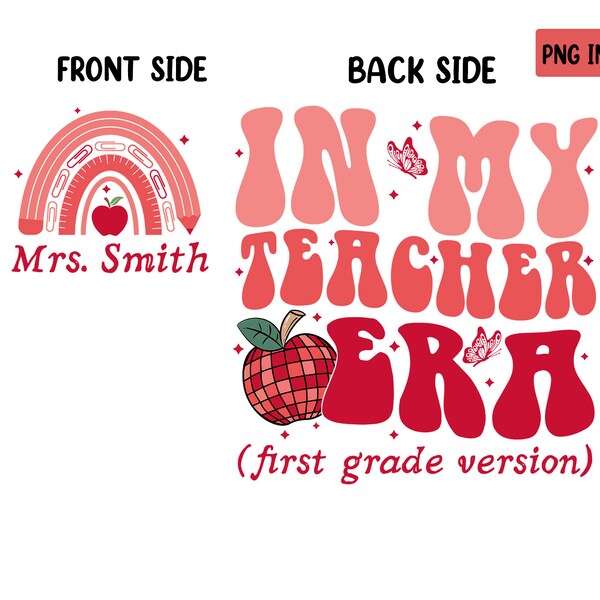 My Teacher Era Png - Etsy