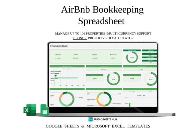 Ultimate Airbnb Host Template Bundle | Google Sheets & Excel | Rental ...
