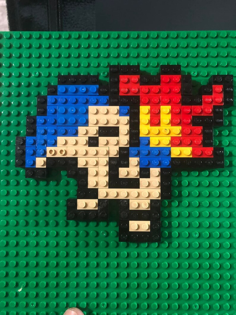 Pokemon Pixel Art Using Lego and Bricks - Etsy Australia