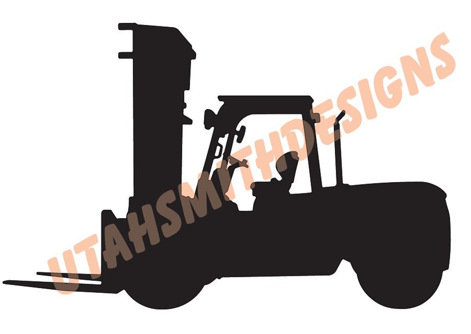 Forklift 10T Svg Dxf Pdf Jpeg Png Digital File Only for Laser and ...