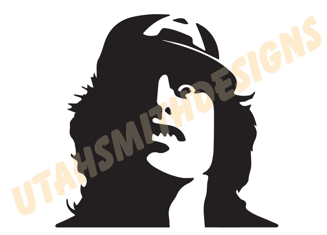 Angus Young ACDC Svg Dxf Pdf Jpeg Png Digital File Only for Laser and ...