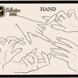 40 HAND BRUSH for Procreate / Photoshop / Clip Studio Paint - Etsy