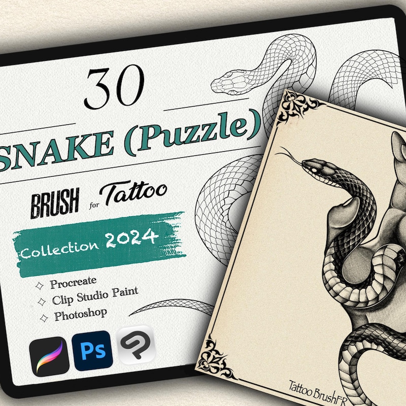 Snake Procreate Scale - Etsy UK