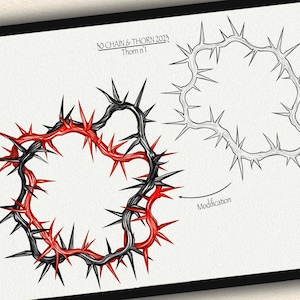41 CHAIN & THORN BRUSH for Procreate / Clip Studio Paint/ Photoshop - Etsy