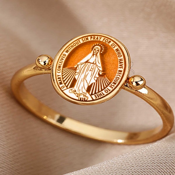 Mary Consecration Ring - Etsy