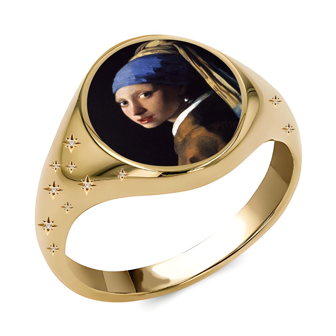 Handmade Art Signet Ring – Jewelry Inspired by Van Gogh, Da Vinci ...