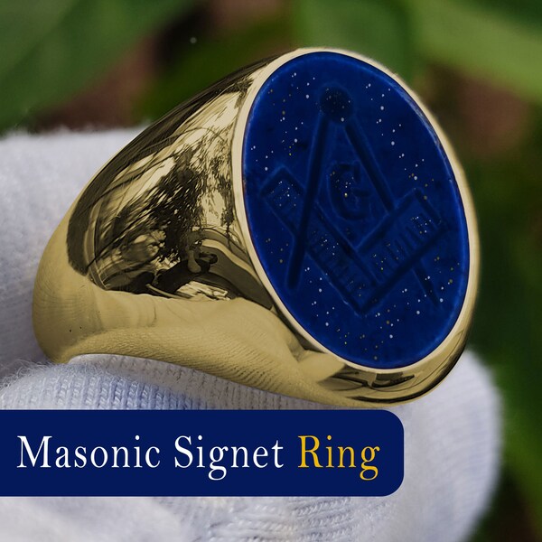 Masonic Ring - Etsy
