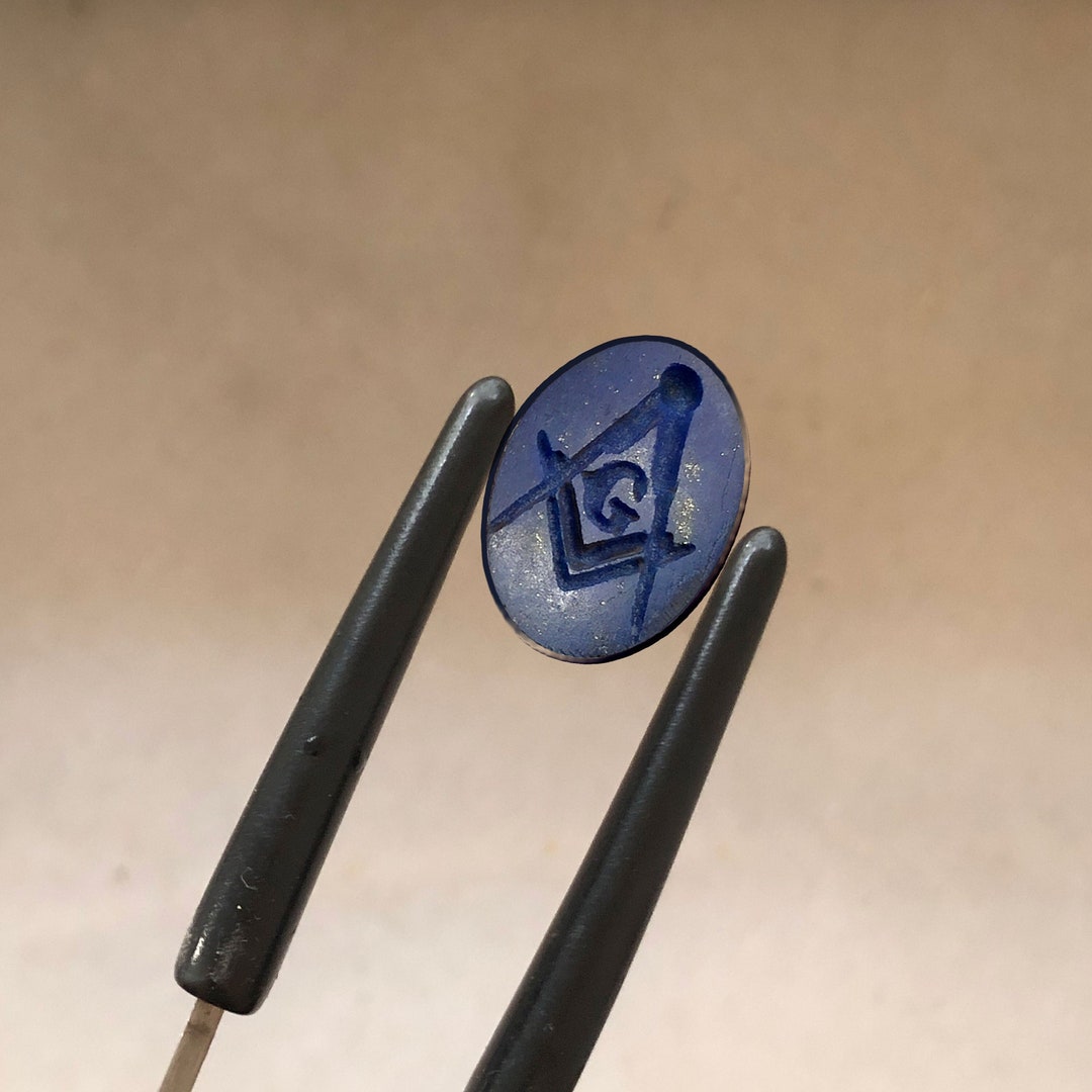 Mason - Masonic Intaglio - Gemstone Carving , Intaglio Stone Mason ...