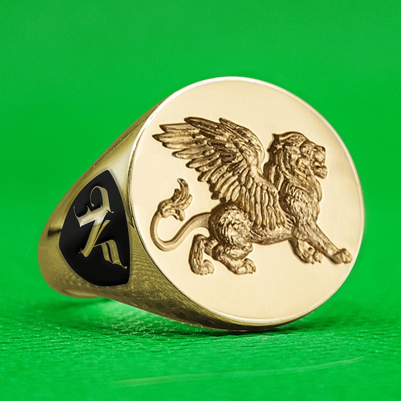 Custom Signet Ring - Etsy