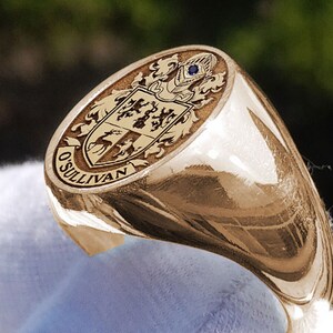 Custom Family Crest Ring – Handmade in Silver or Gold Just for You - Etsy