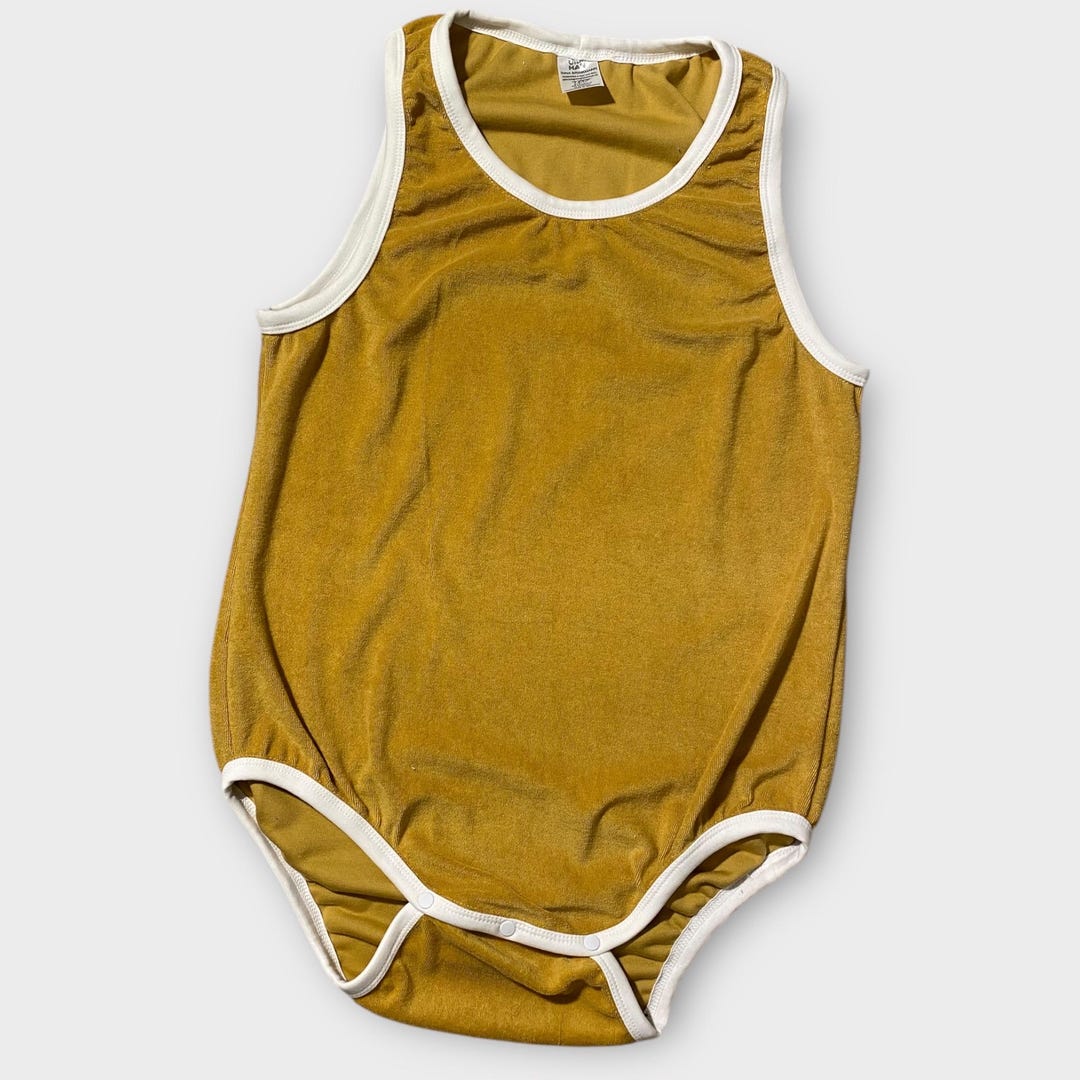 ABDL Body Top Adult Men Women Terry Cloth Underwear Retro Color ...