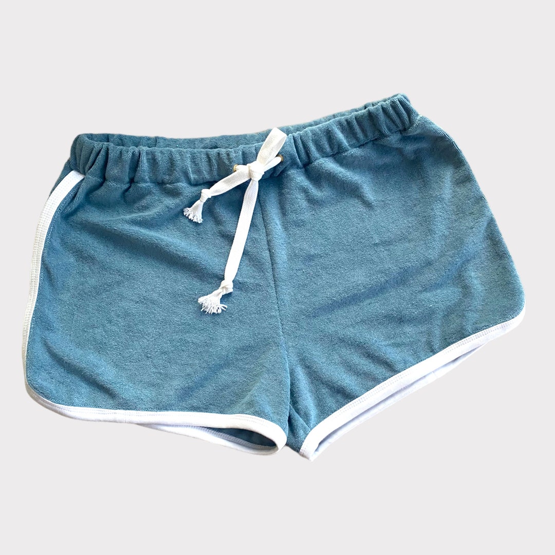 Retro Terry Shorts, Swim Trunks, Summer Trousers, Adult Boys and Girls ...