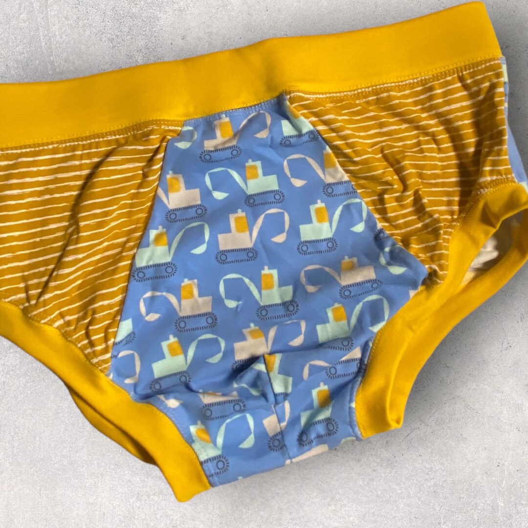 ABDL Adult Briefs Men's Adult Underwear Big Boy Cartoon Briefs Cotton ...