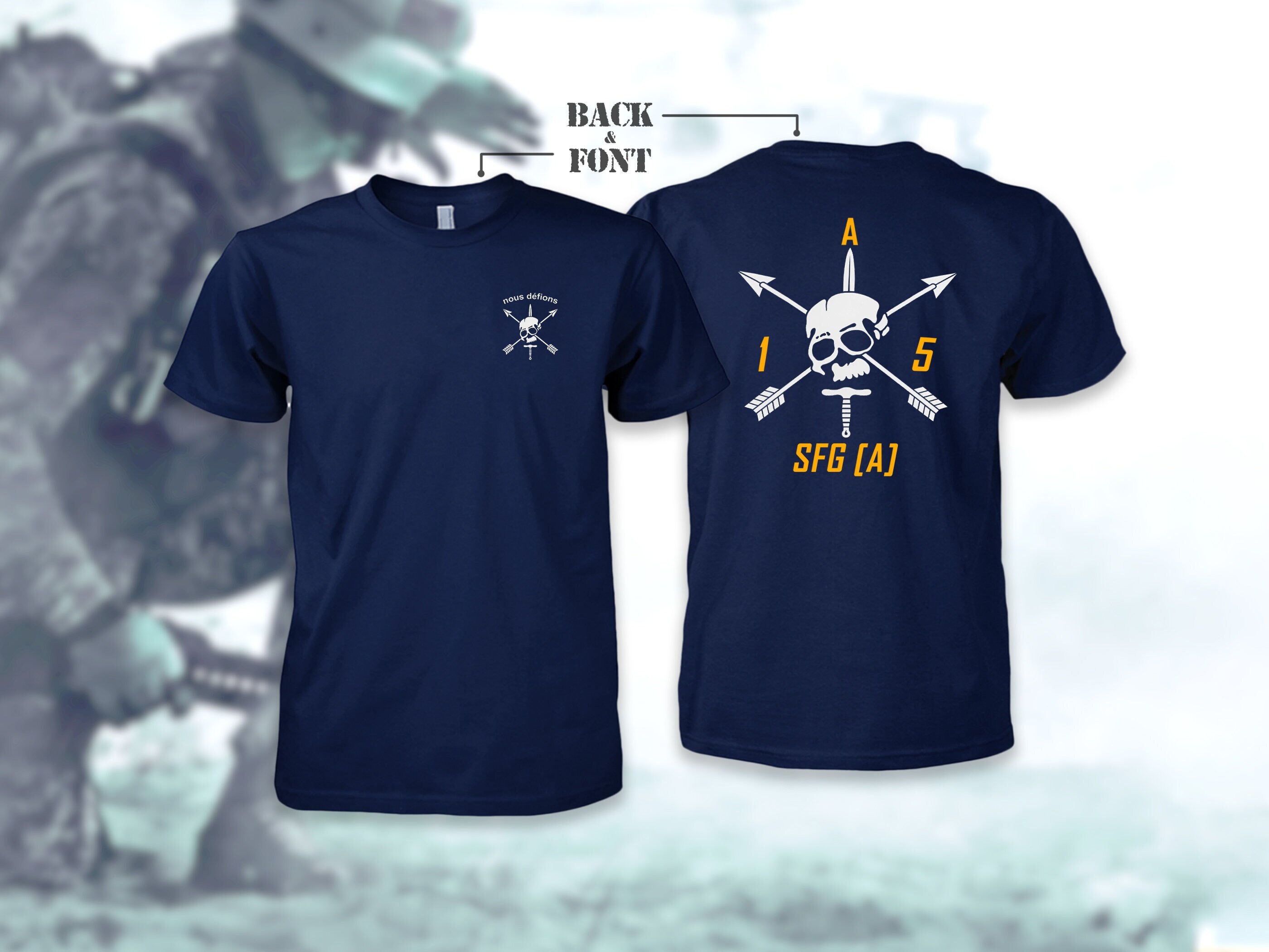 5th Special Forces Group SFGA Nous Defions T-shirt Men's - Etsy