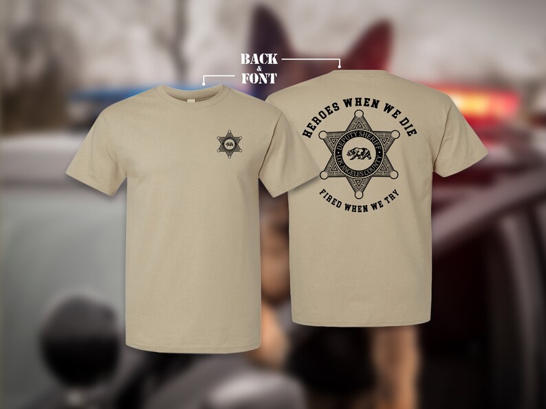LASD Shirt Police Los Angeles County Sheriff Department - Etsy