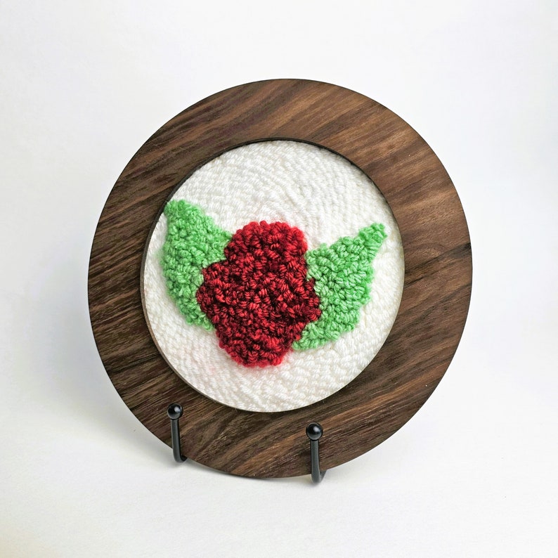 Walnut Wood Round Embroidery Frame Holder Cross Stitch Frame for ...