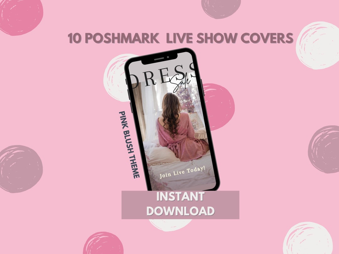 Poshmark Show Cover Images Pink Blush Posh Show Covers Poshmark Live ...