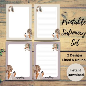 Printable Stationery Set Poshmark Seller Stationery Set Posh Boss Girl ...