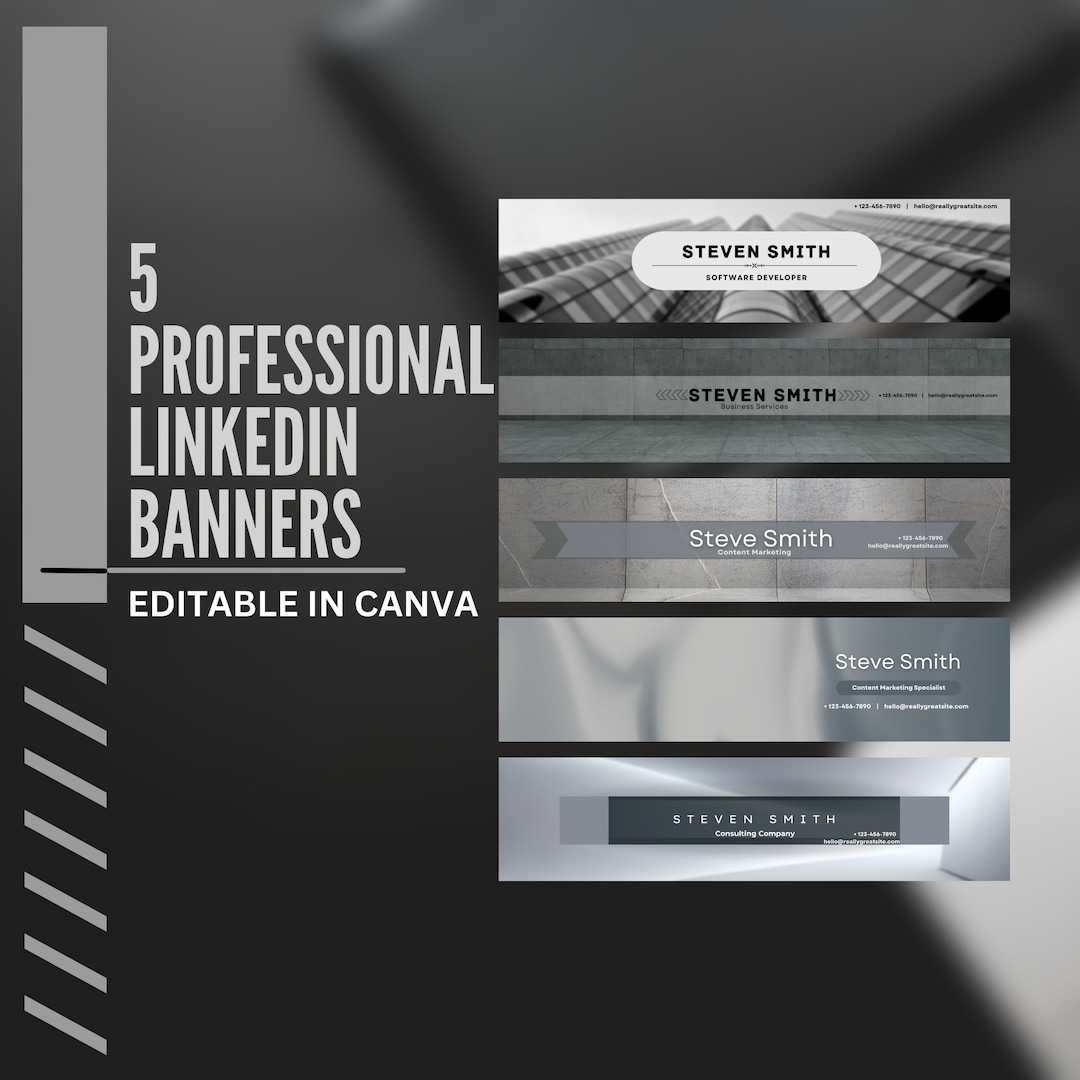 Linkedin Banner Template Professional Linkedin Banner Canva - Etsy