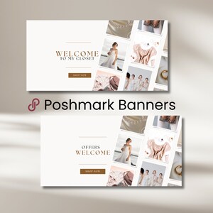 Poshmark Banner Sign Fashion Boho Posh Header Poshmark Seller Banner ...