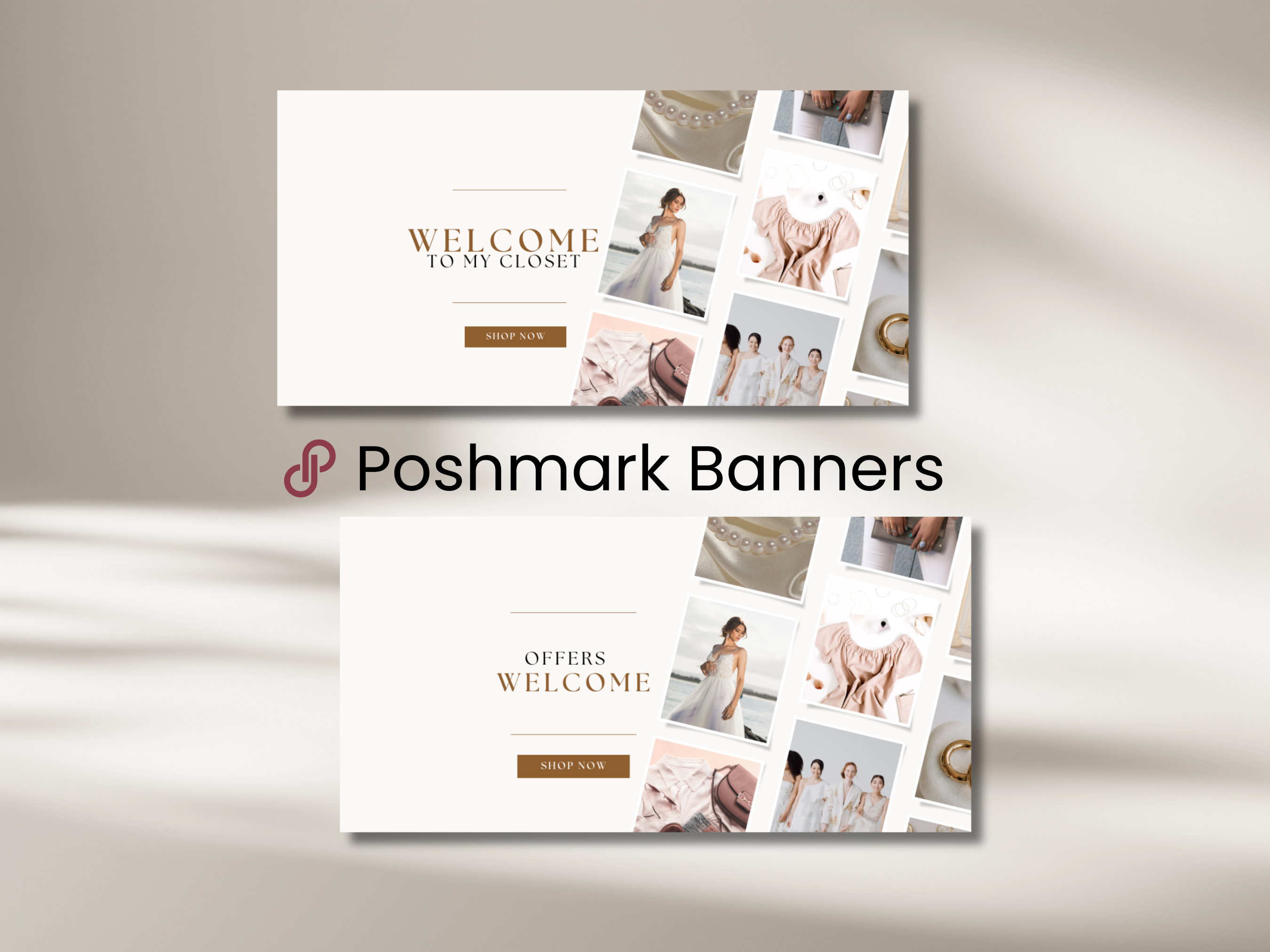 Poshmark Banner Sign Fashion Boho Posh Header Poshmark Seller Banner ...