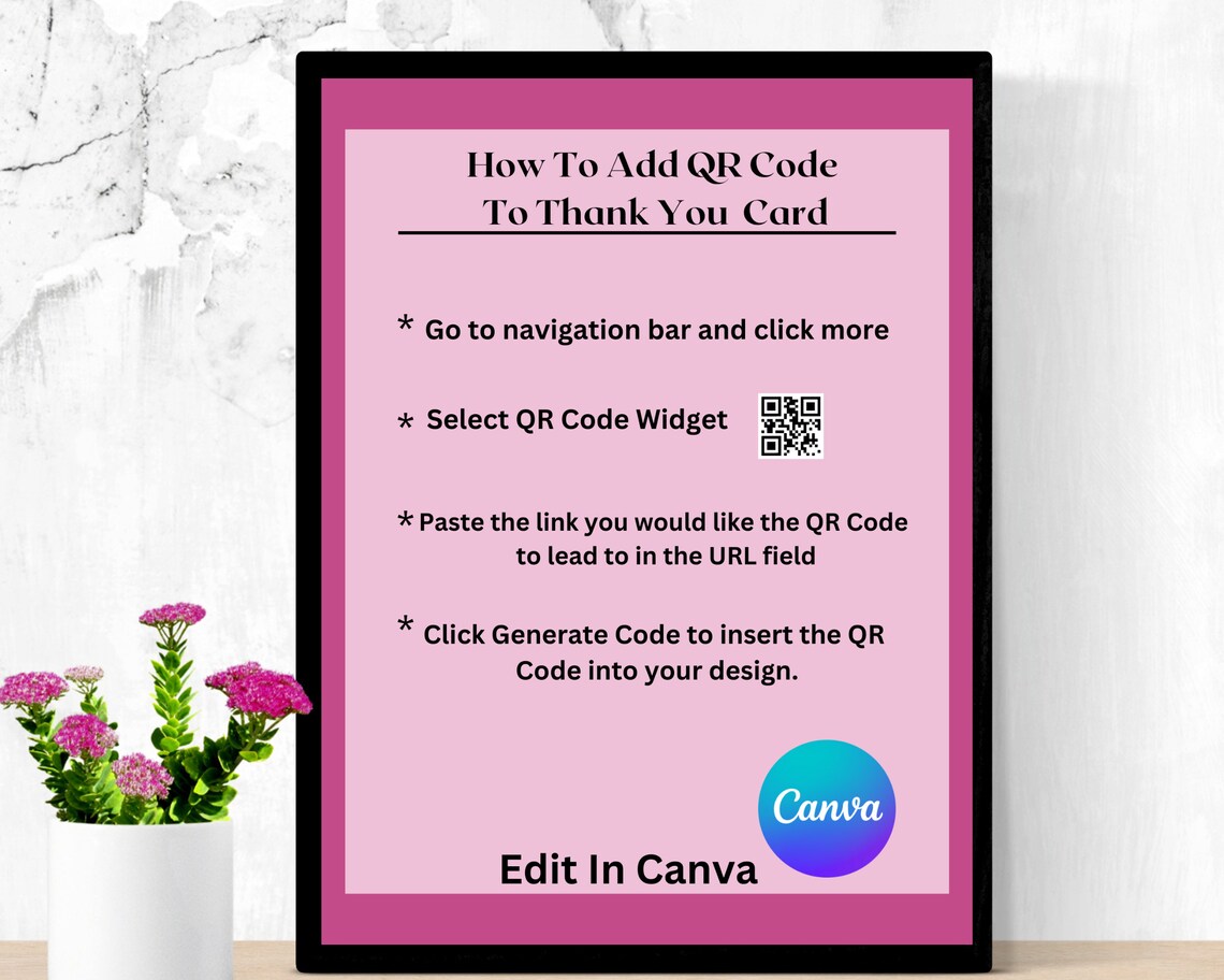 Poshmark Thank You Cards Thank You Cards QR Code Editable Poshmark ...
