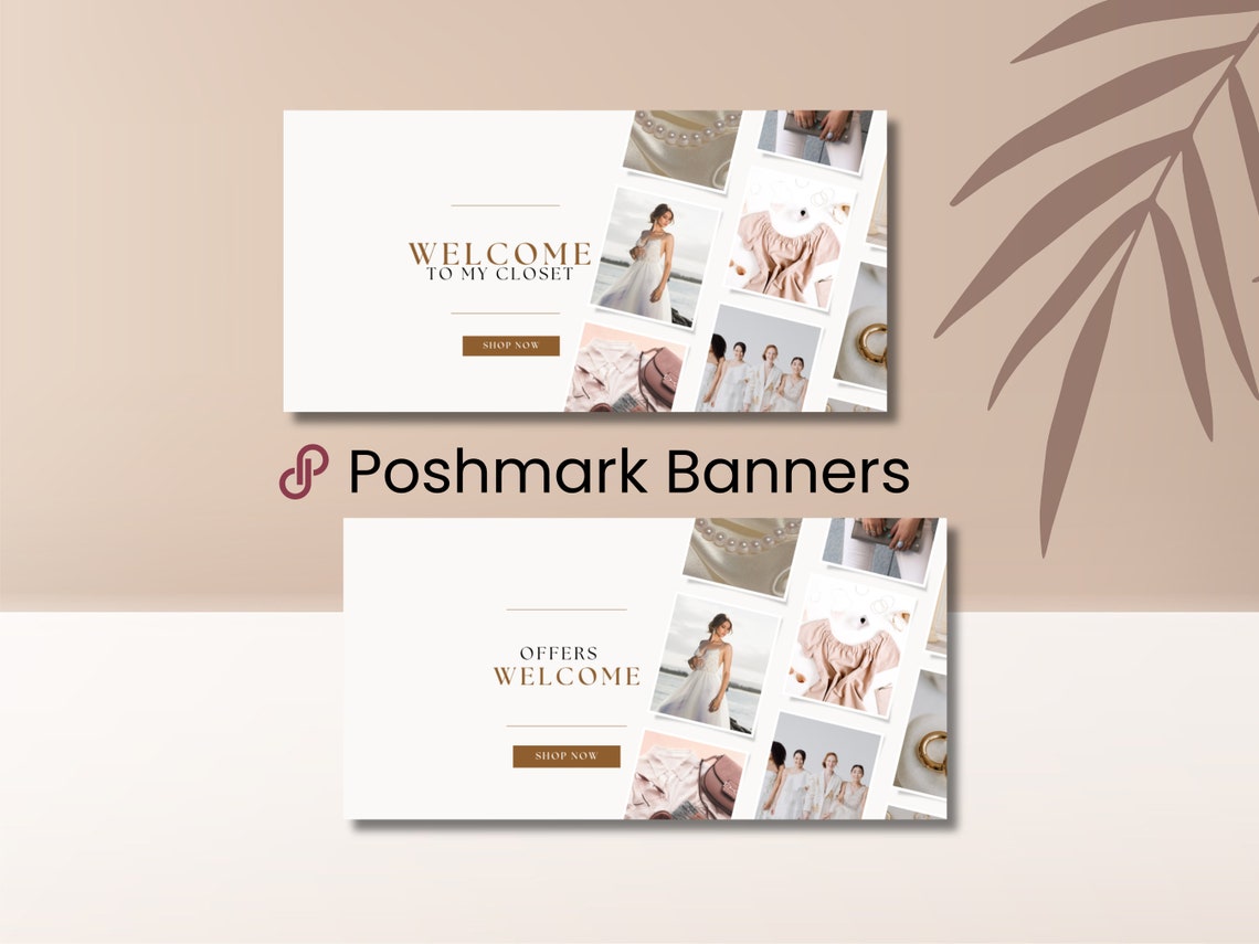 Poshmark Banner Sign Fashion Boho Posh Header Poshmark Seller Banner ...