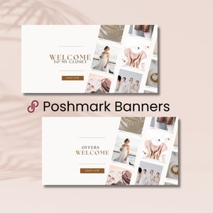 Poshmark Banner Sign Fashion Boho Posh Header Poshmark Seller Banner ...