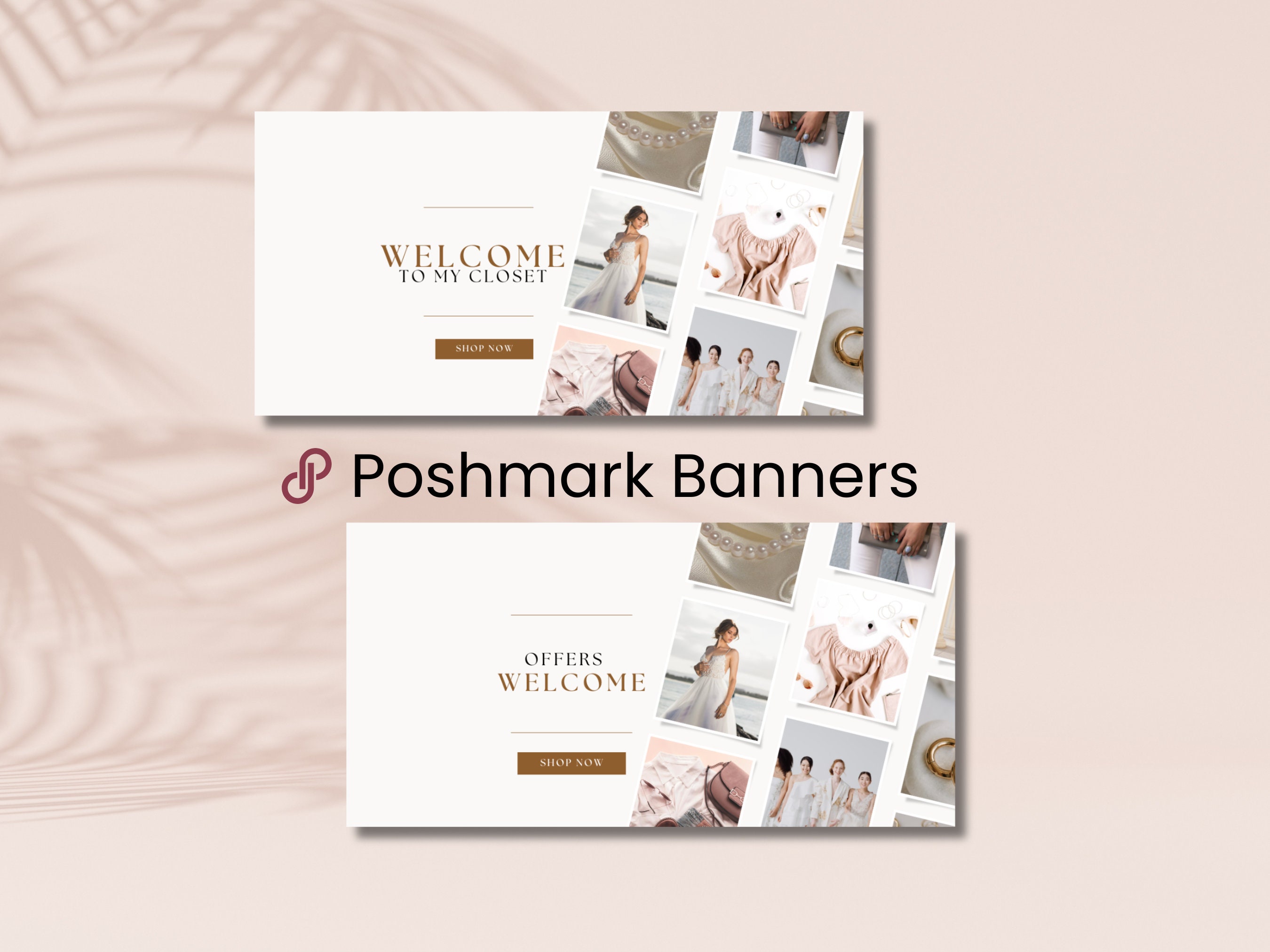 Poshmark Banner Sign Fashion Boho Posh Header Poshmark Seller Banner ...
