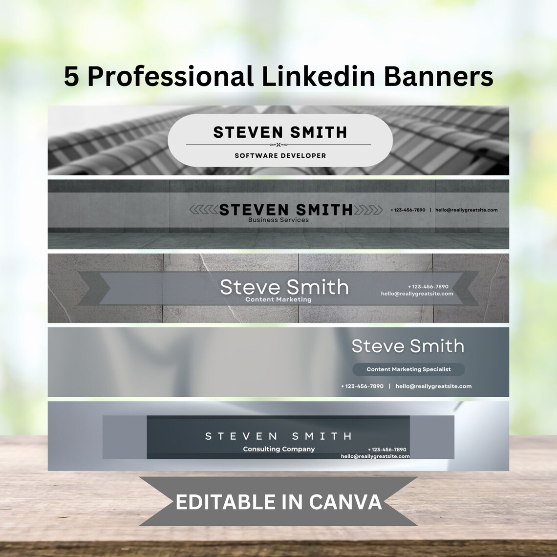 Linkedin Banner Template Professional Linkedin Banner Canva Template ...