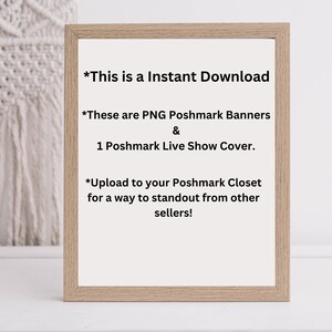 Poshmark Banner Sign Poshmark Header Poshmark Live Show Cover Retro ...