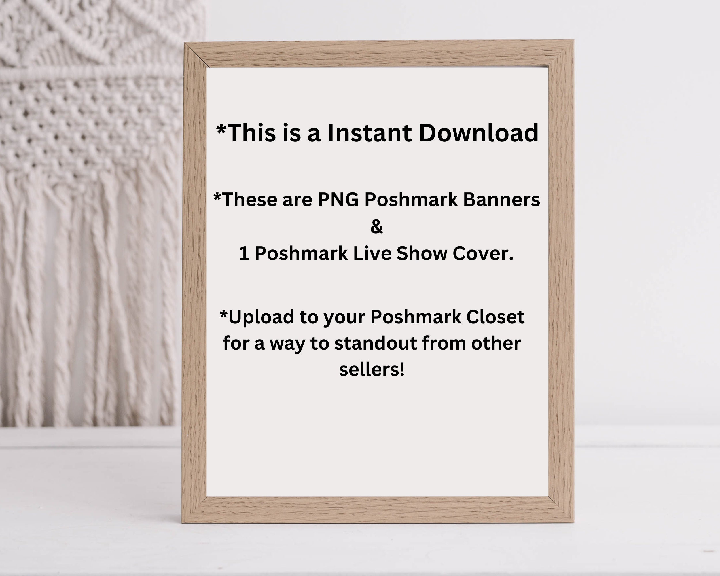 Poshmark Banner Sign Poshmark Header Poshmark Live Show Cover Retro ...