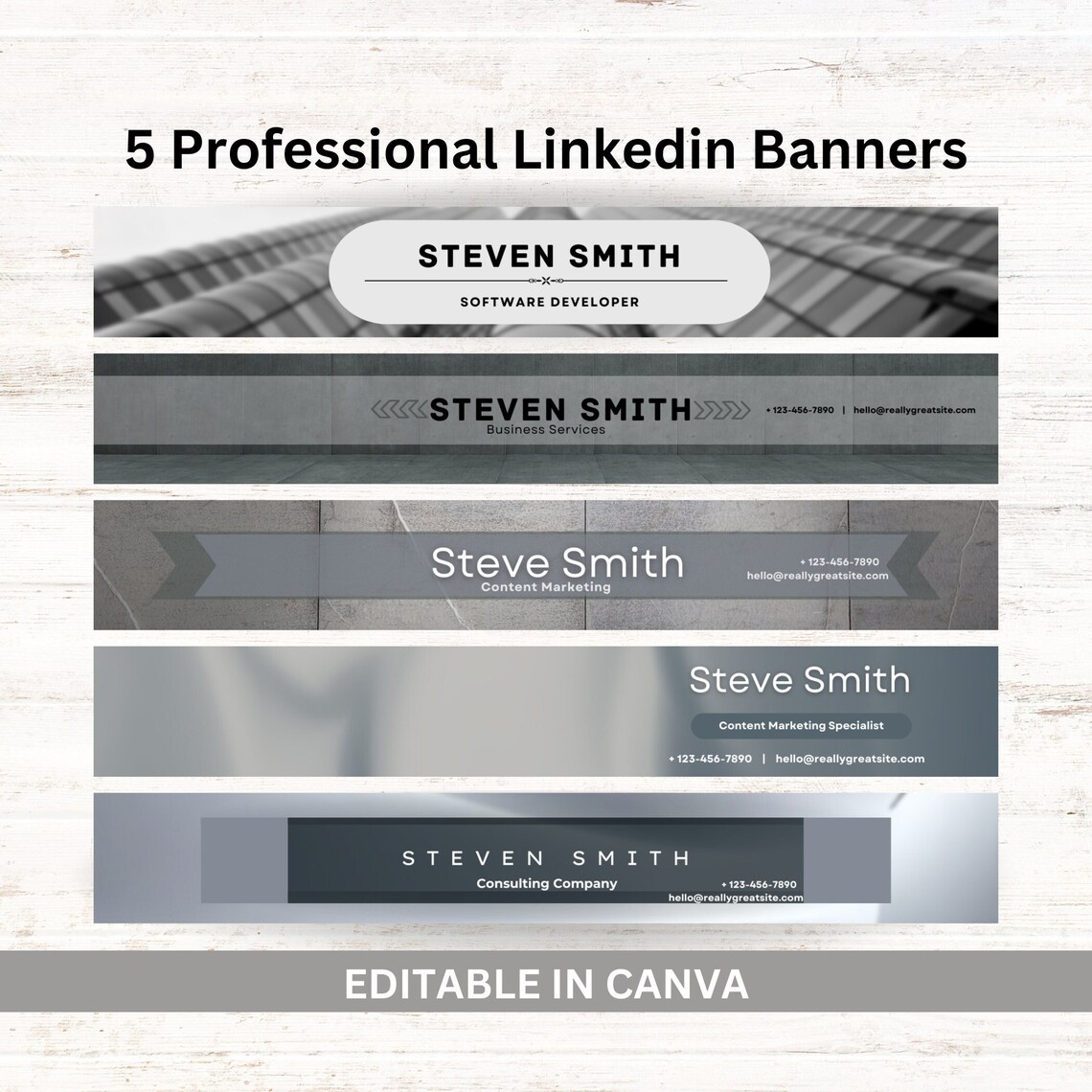 Linkedin Banner Template Professional Linkedin Banner Canva Template ...