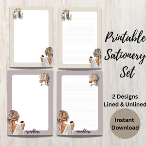 Printable Stationery Set Poshmark Seller Stationery Set Posh Boss Girl ...