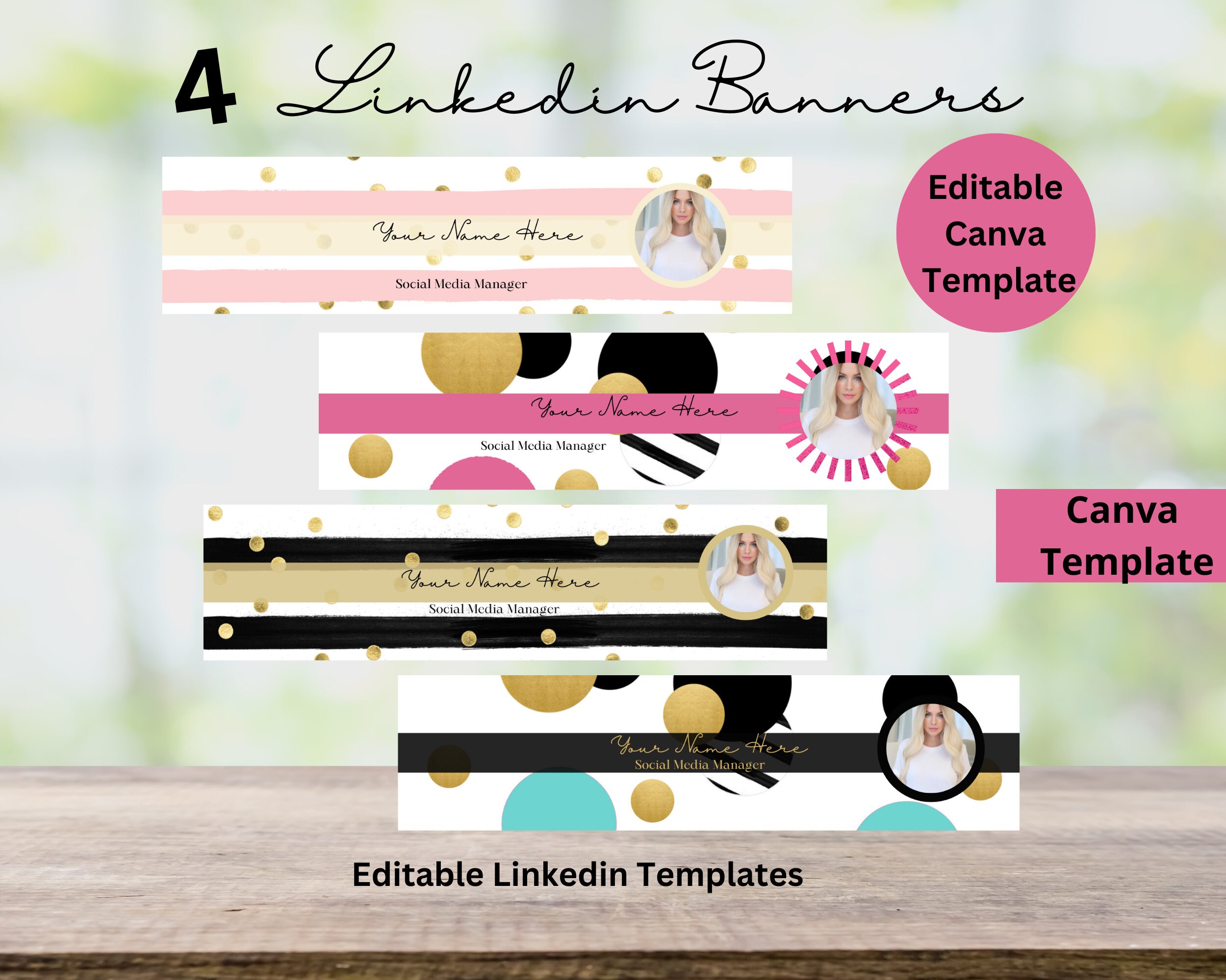 Linkedin Banner Template,linkedin Banners,canva Template,editable Canva ...