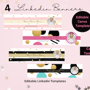 Linkedin Banner Template,linkedin Banners,canva Template,editable Canva ...