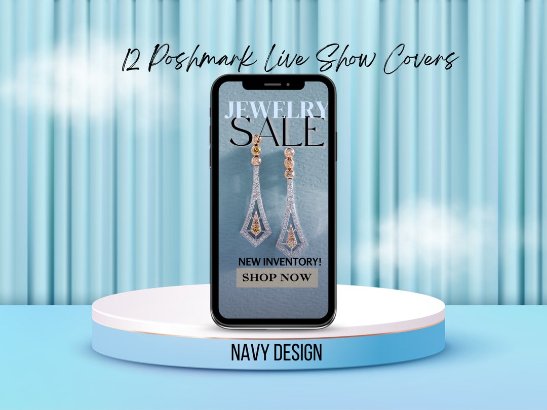 Poshmark Show Cover Images Navy Posh Show Covers Poshmark Live Show ...