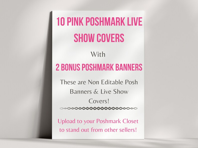 Poshmark Show Cover Images Pink Show Covers Poshmark Banner Images ...
