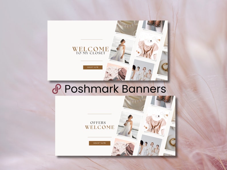 Poshmark Banner Sign Fashion Boho Posh Header Poshmark Seller Banner ...