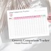 Grocery Comparison Tracker Grocery Store Comparison Tracker Planner ...