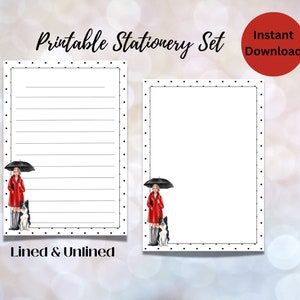 Printable Stationery Set Girl Boss Printable Stationery Set Girl and ...