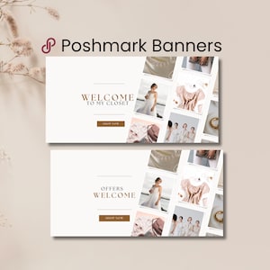 Poshmark Banner Sign Fashion Boho Posh Header Poshmark Seller Banner ...