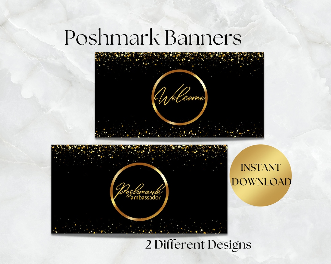 Poshmark Banner Sign Poshmark Header Poshmark Seller Closet Banner ...