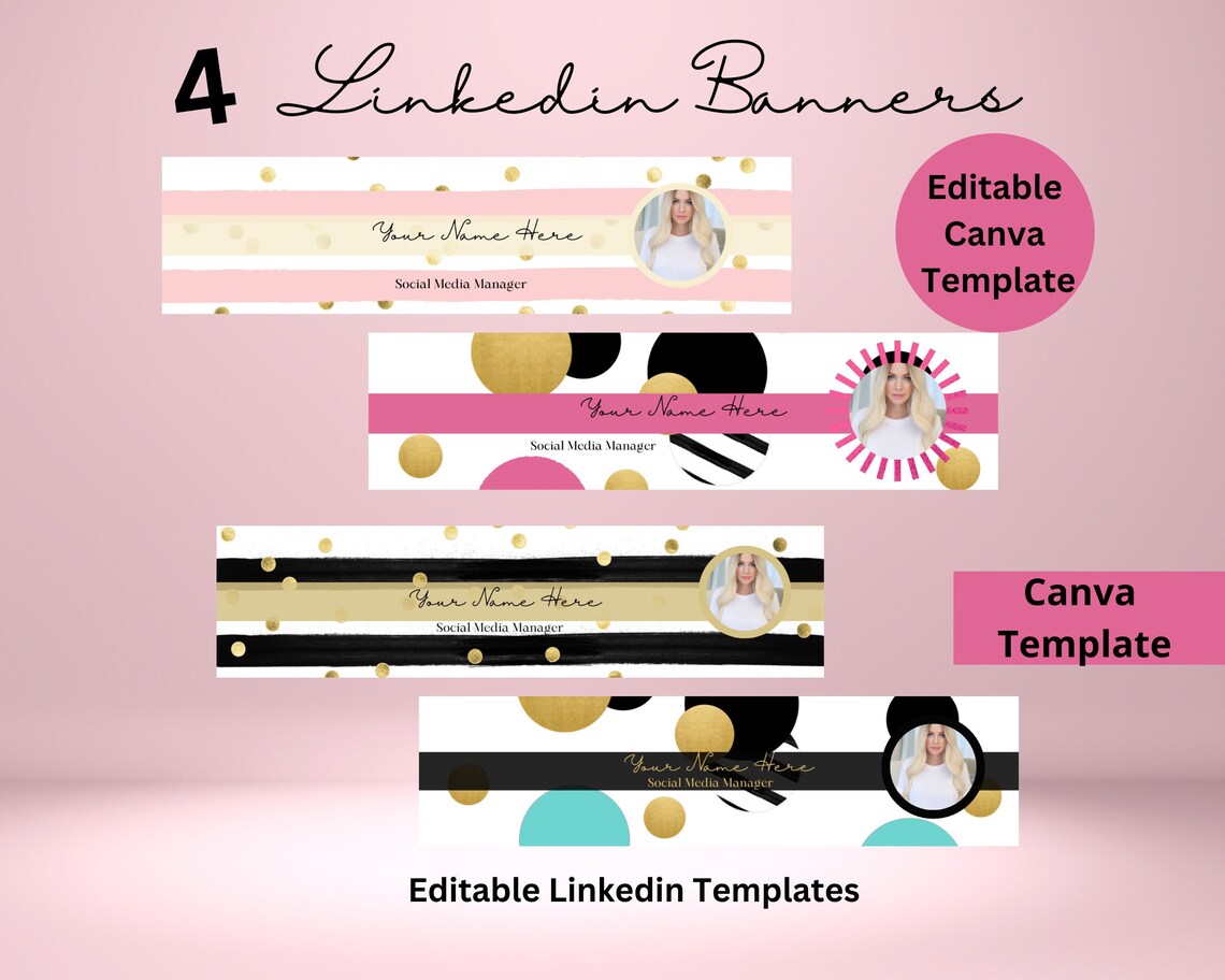 Linkedin Banner Template,linkedin Banners,canva Template,editable Canva ...