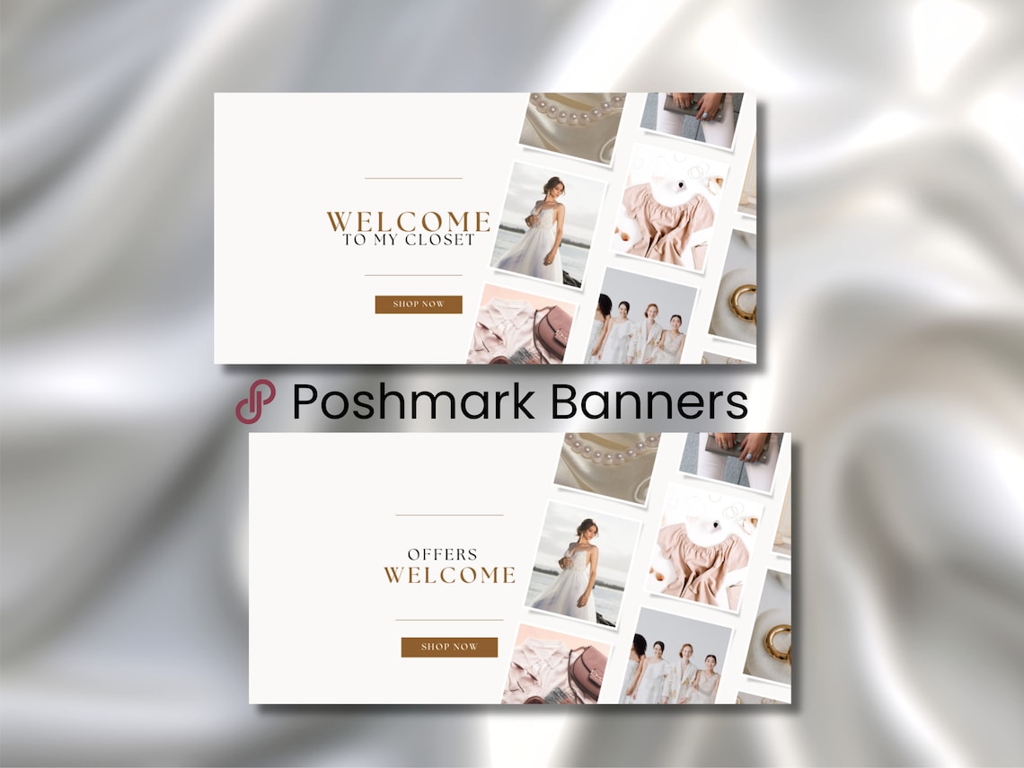 Poshmark Banner Sign Fashion Boho Posh Header Poshmark Seller Banner ...