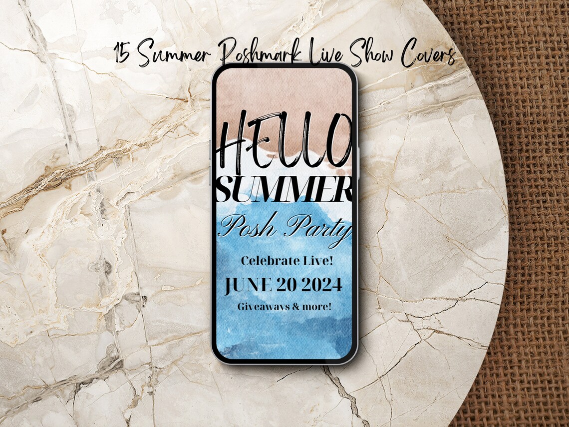 Poshmark Show Cover Images Summer Design Show Covers Poshmark Live Show ...