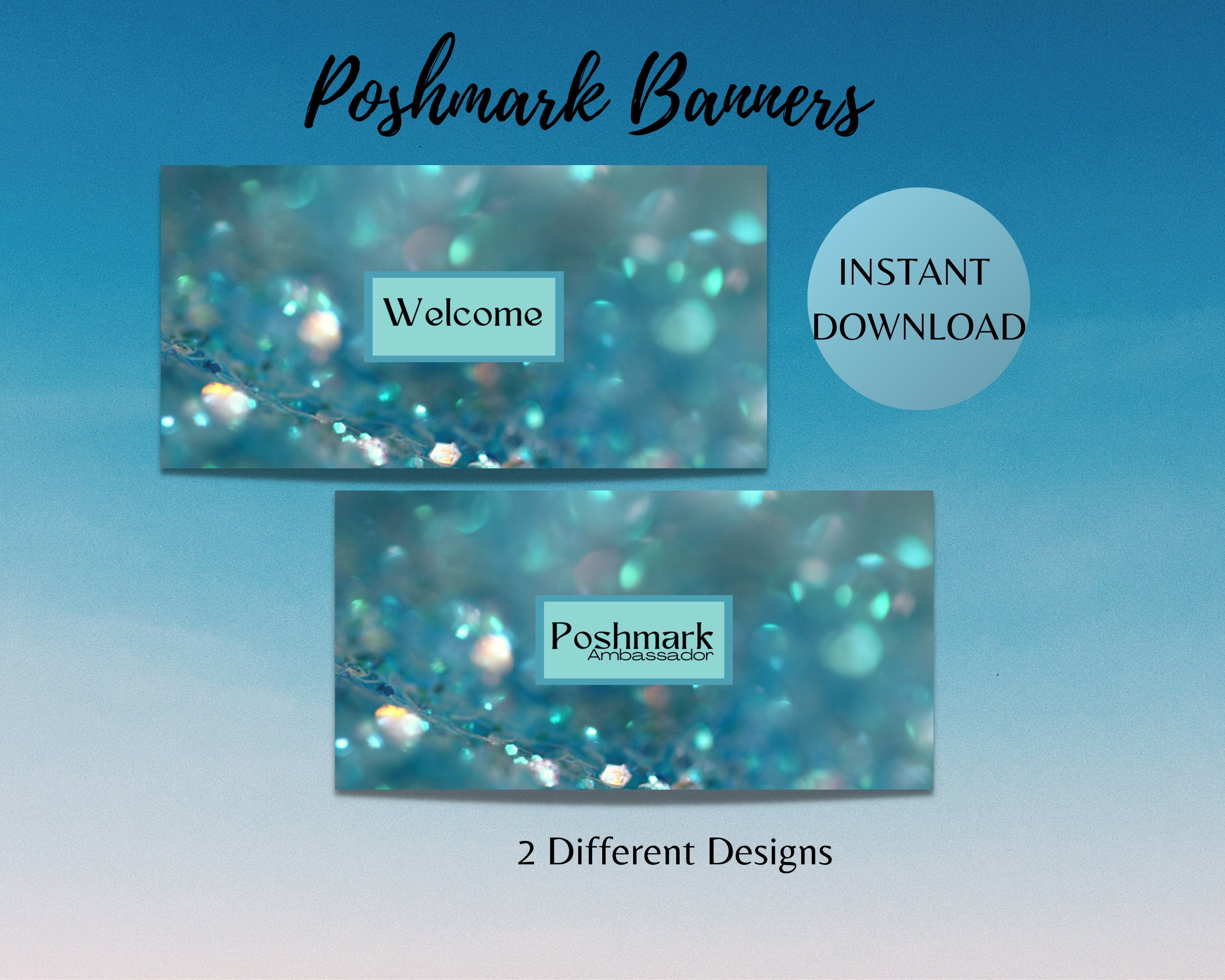 Poshmark Banner Sign Poshmark Header Poshmark Seller Closet - Etsy