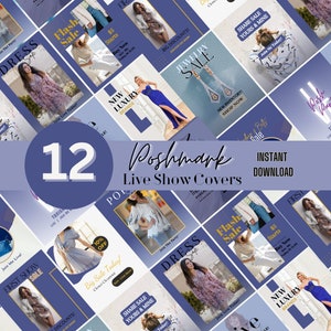 Poshmark Show Cover Images Navy Posh Show Covers Poshmark Live Show ...