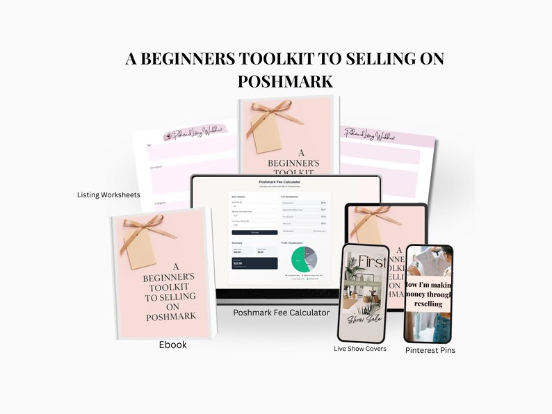 Poshmark Seller Toolkit Beginner Seller Ebook Poshmark Profit Fee ...